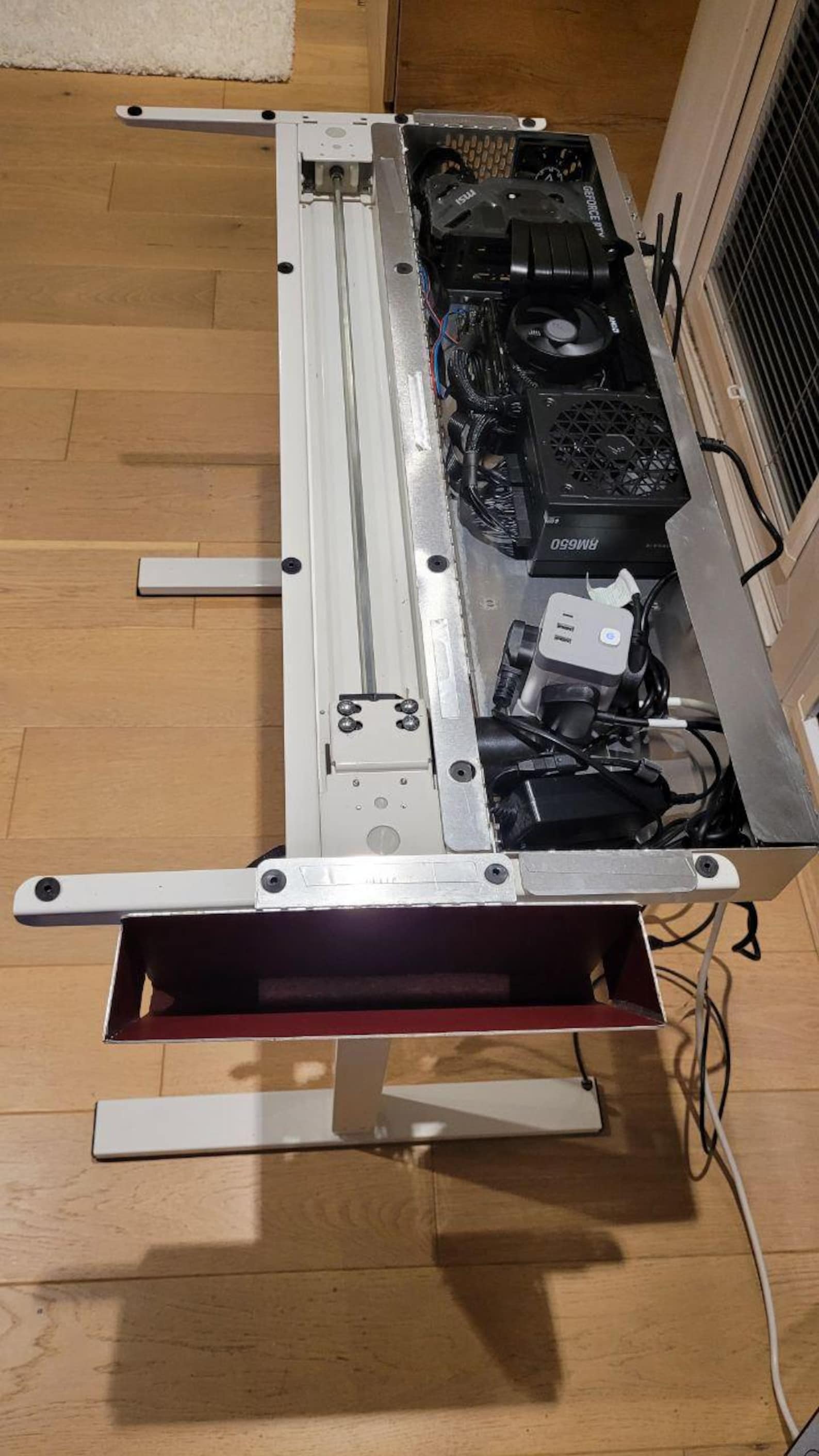 Under-desk Minimalistic Clean PC Case - Sleek, Minimalistic Design - Etsy