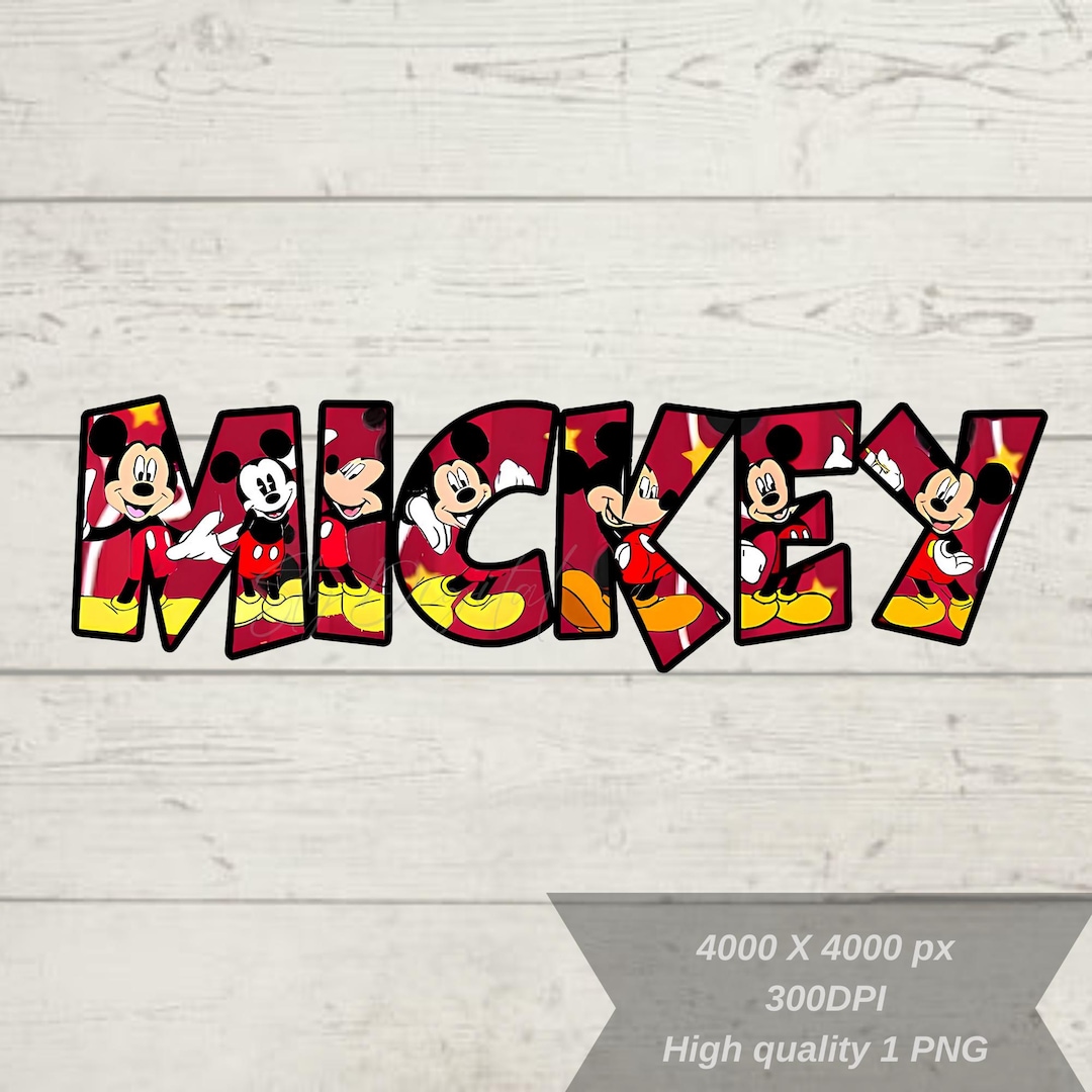 Mickey Mause Png, Mickey Font, Mickey Mause Clipart, Mickey Birthday ...