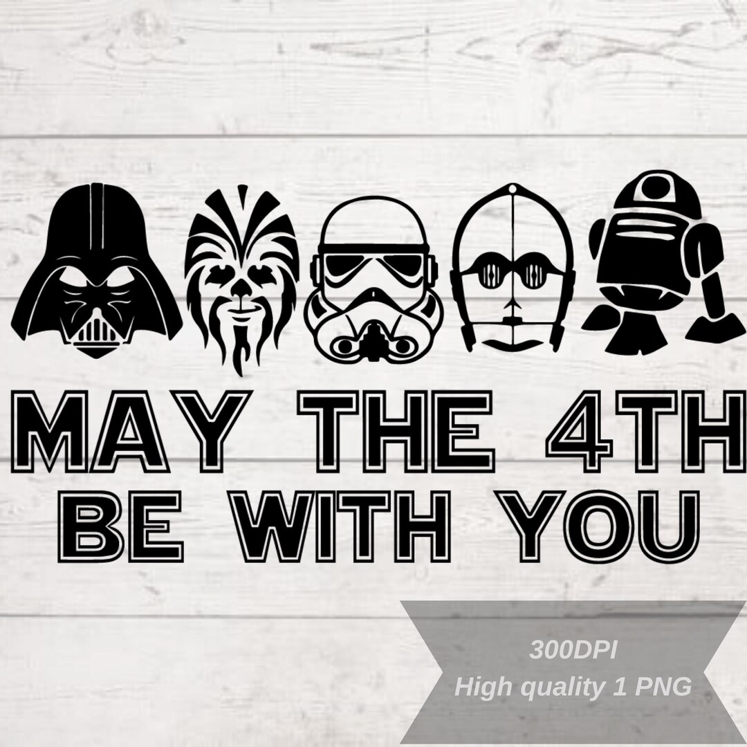 Star Wars Svg-png-dxf, May the 4th Be With You, Star Wars Clipart, Star ...