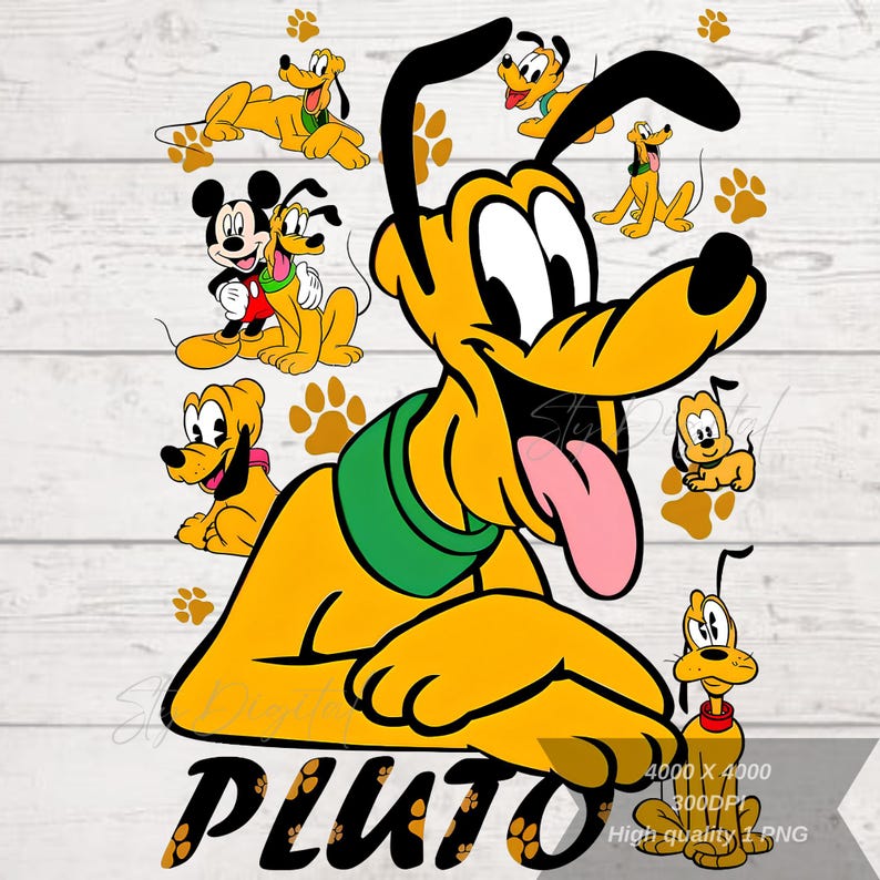 Pluto Png, Mickey and Pluto, Dog World, Cute Dog, Dog Paw, Paw Design ...