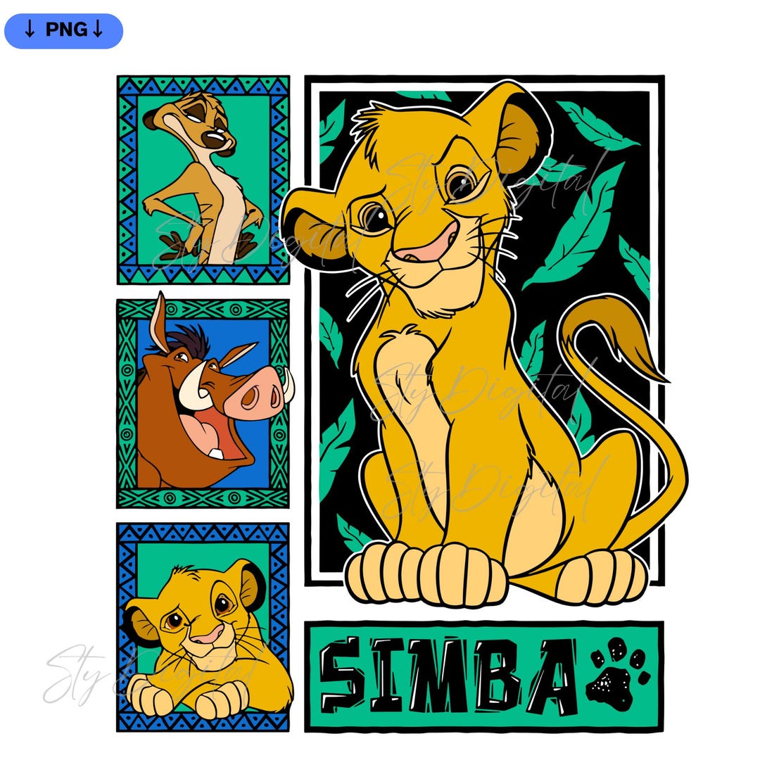 Simba Png, Pumbaa Png, Timon Png, Lion King Png, Amazingly Cute Simba ...
