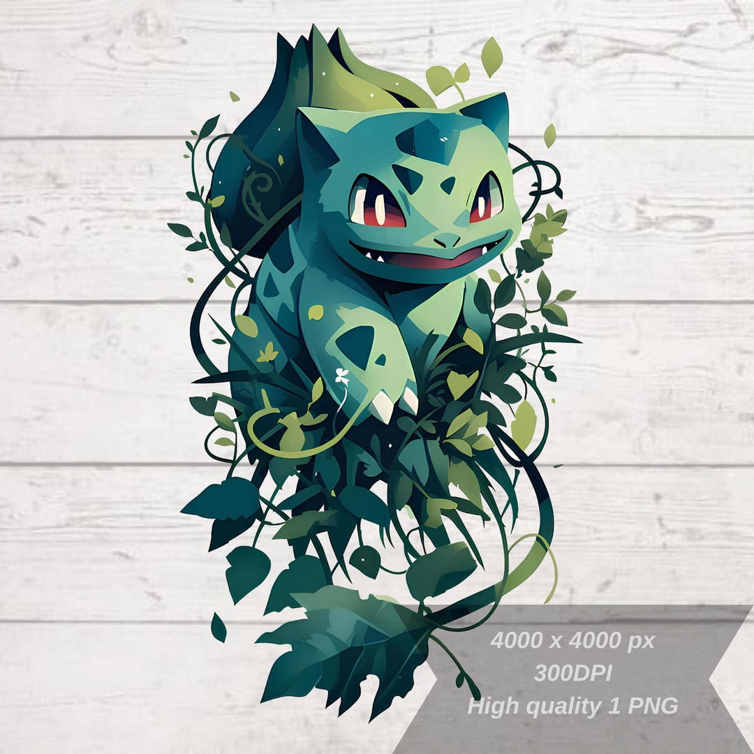 Pokemon Png, Bulbasaur Png, Cute Bulbasaur, Ivy Image, Birthday Party ...