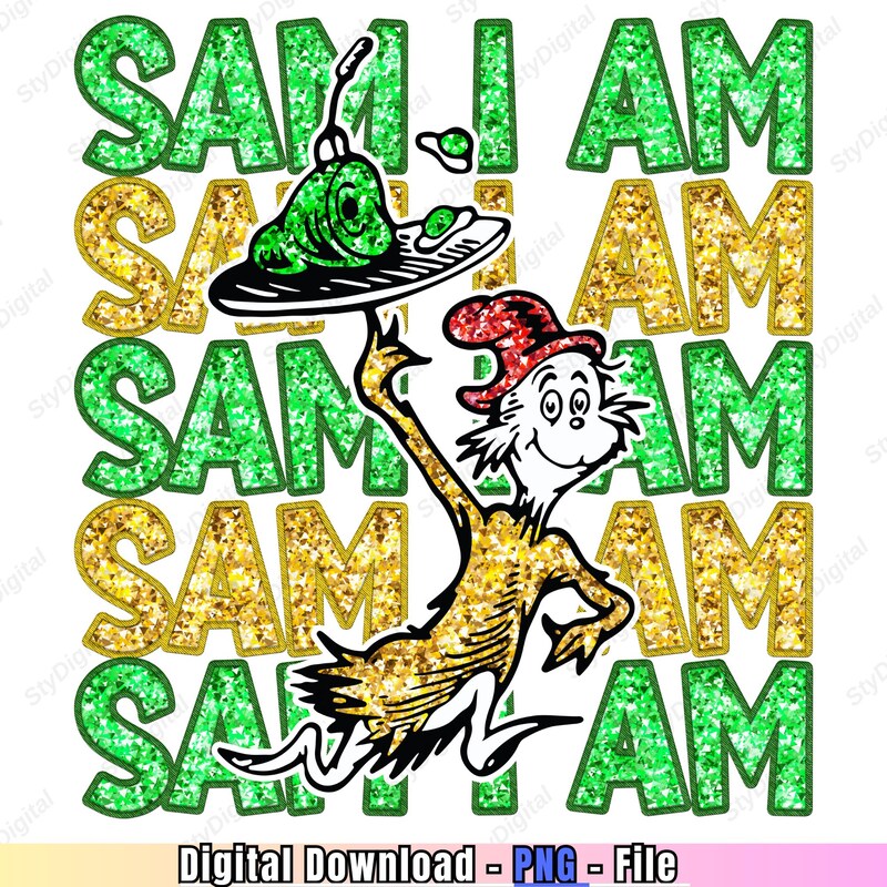 Sam I Am Svg - Etsy