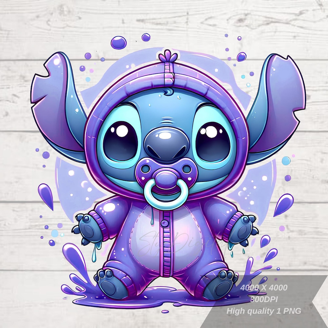 Baby Stitch Png, Cute Stitch Png, Stitch Clipart, Stitch Tshirt Design ...