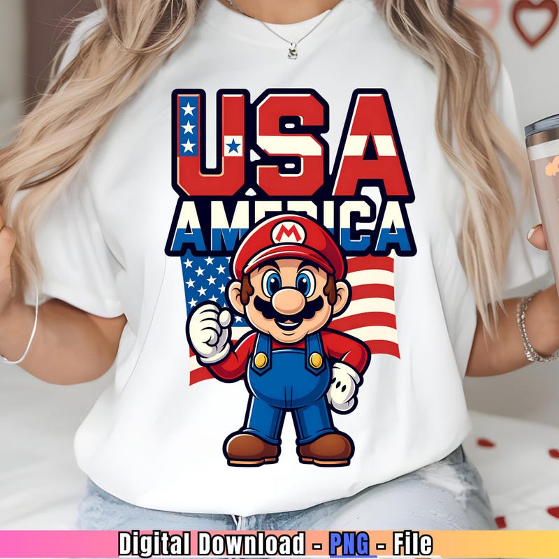 Mario Flag - Etsy