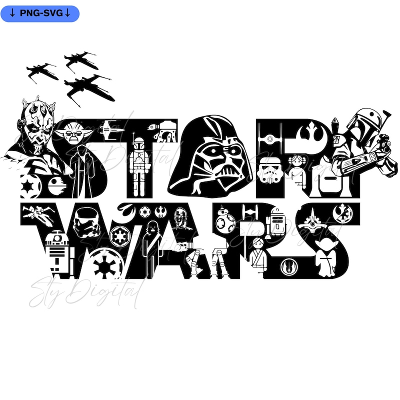 Starwars a New Hope Svg - Etsy