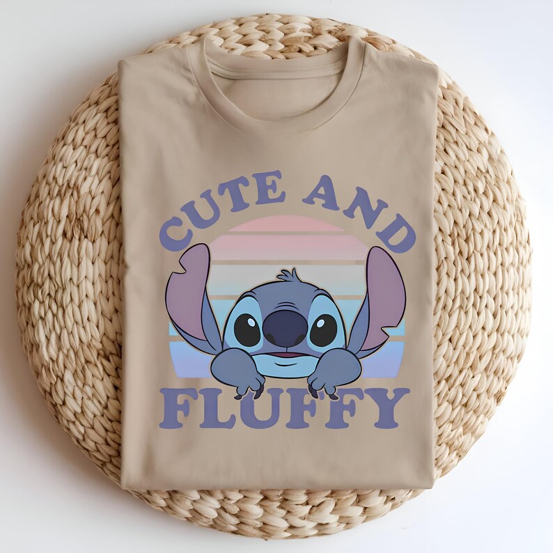 Stitch Png, Cute and Fluffy, Stitch Clipart, Stitch T-shirt Design ...
