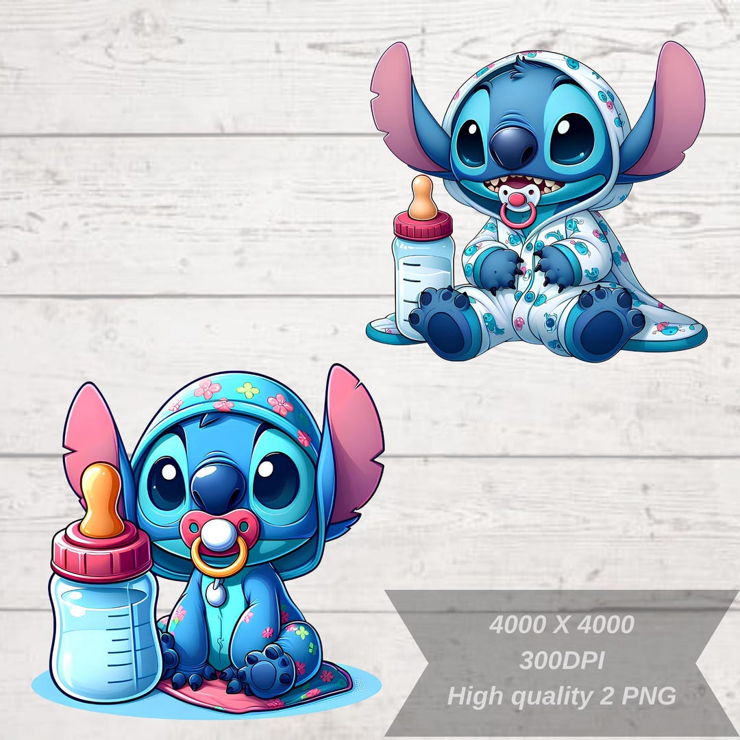Baby Stitch Png, Cute Stitch Png, Stitch Clipart, Stitch Tshirt Design ...