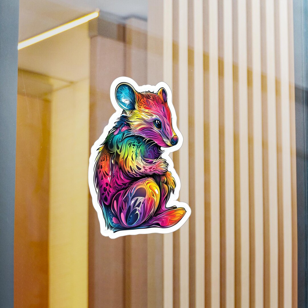 Colorful Quokka Kiss-cut Vinyl Decals - Cute Animal Sticker, Laptop ...