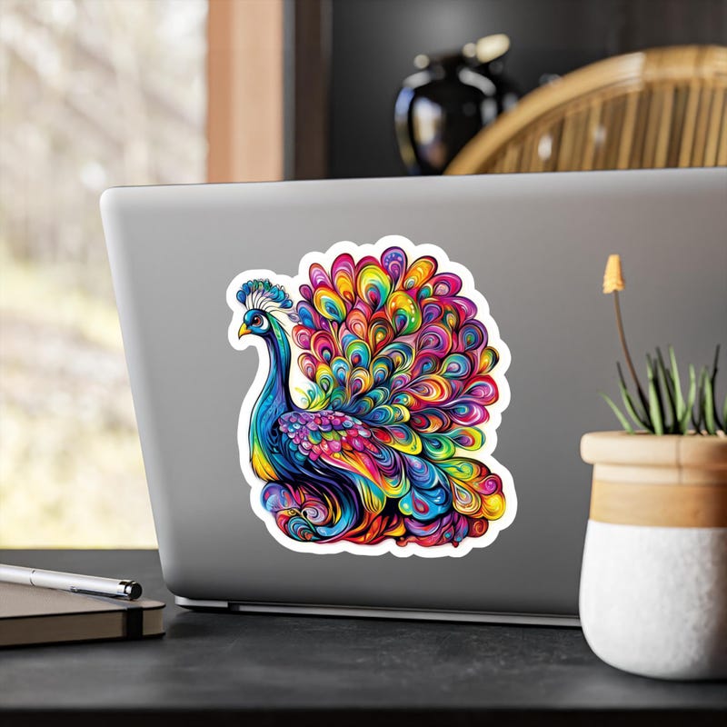 Car Window Decal Peacock - Etsy