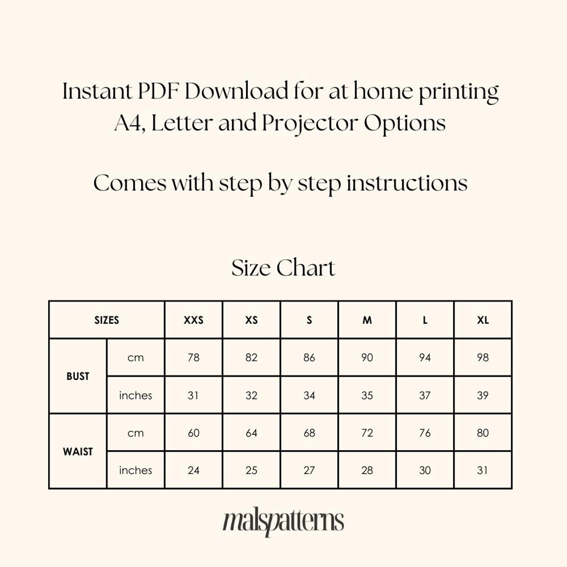 The Cove Top Sewing Pattern | Digital PDF Sewing Pattern | Instant ...