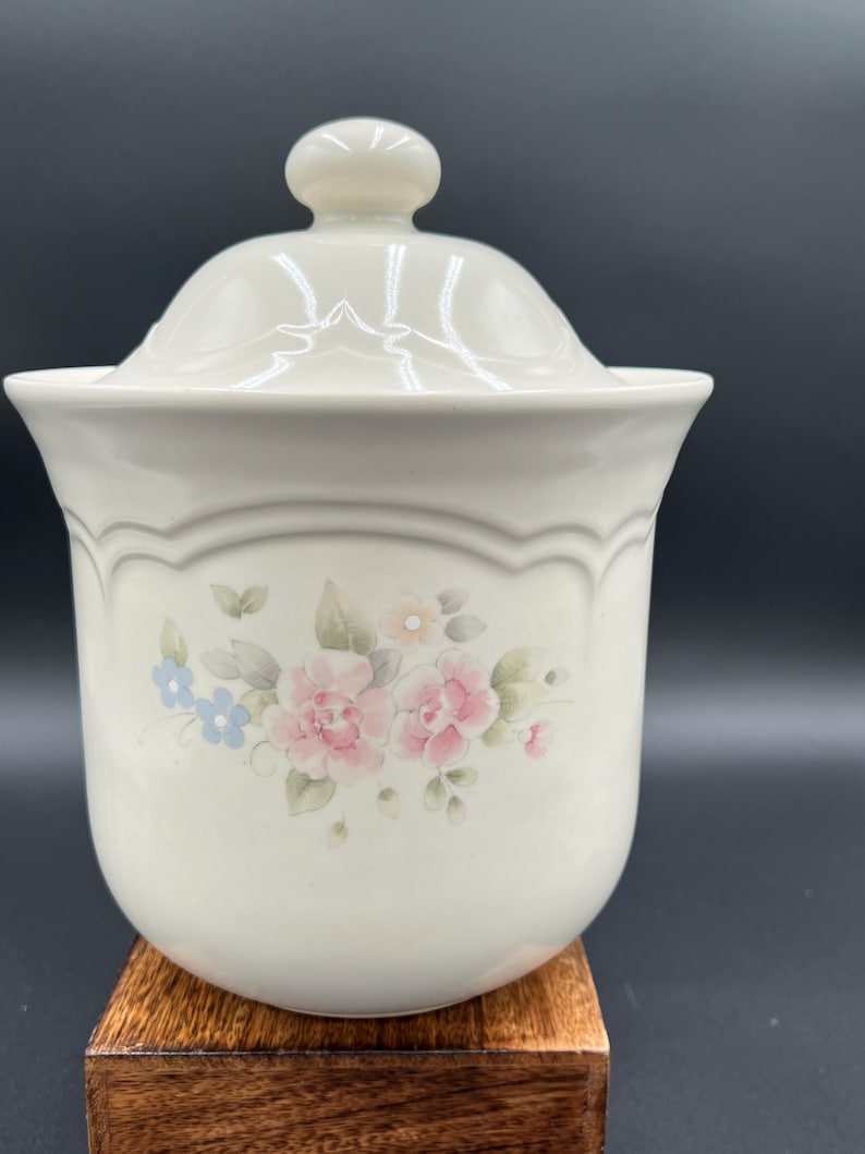 Pfaltzgraff 2 Qt. Canister Set W Lid Tea Rose Collection - Etsy