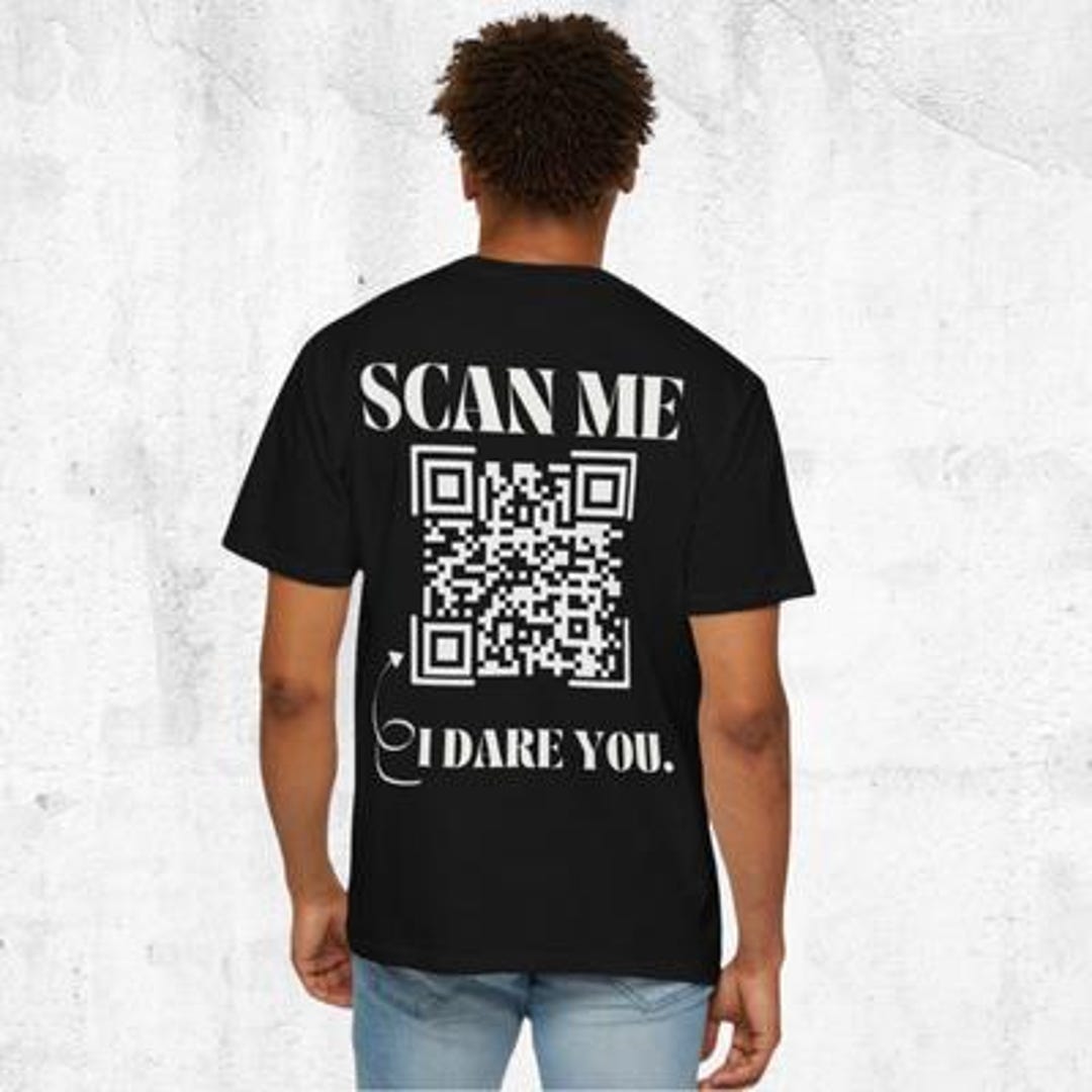 Scan Me, I Dare You 2.0 Gospel QR Code T-shirt Comfort Colors - Etsy