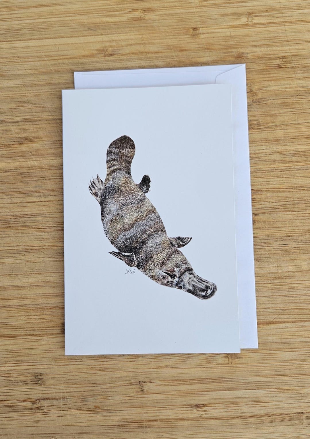 Platypus Greeting Card - Etsy