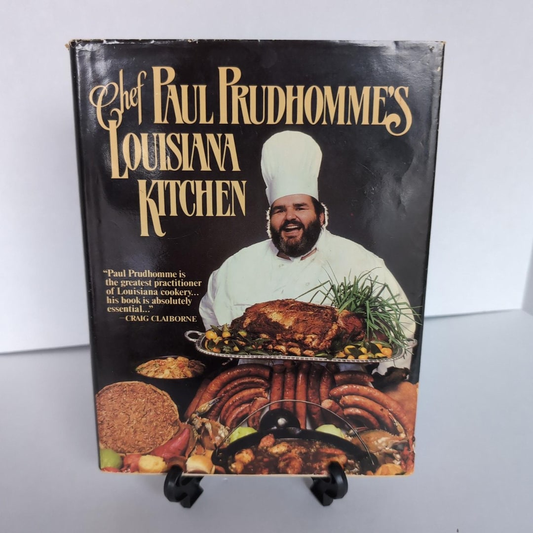 Chef Paul Prudhomme's Louisiana Kitchen Vintage Cookbook Hardcover 1984 - Etsy