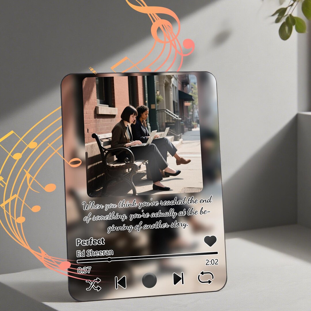 Personalized Photo & Music Farewell Plaque: Retirement Gift for ...