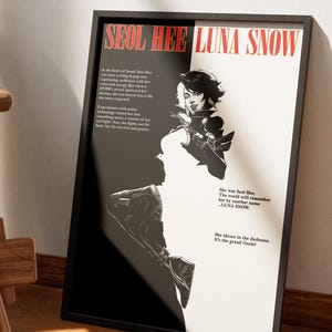 Marvel Rivals Poster | Luna Snow Art Print | K-pop Superhero Wall Decor ...