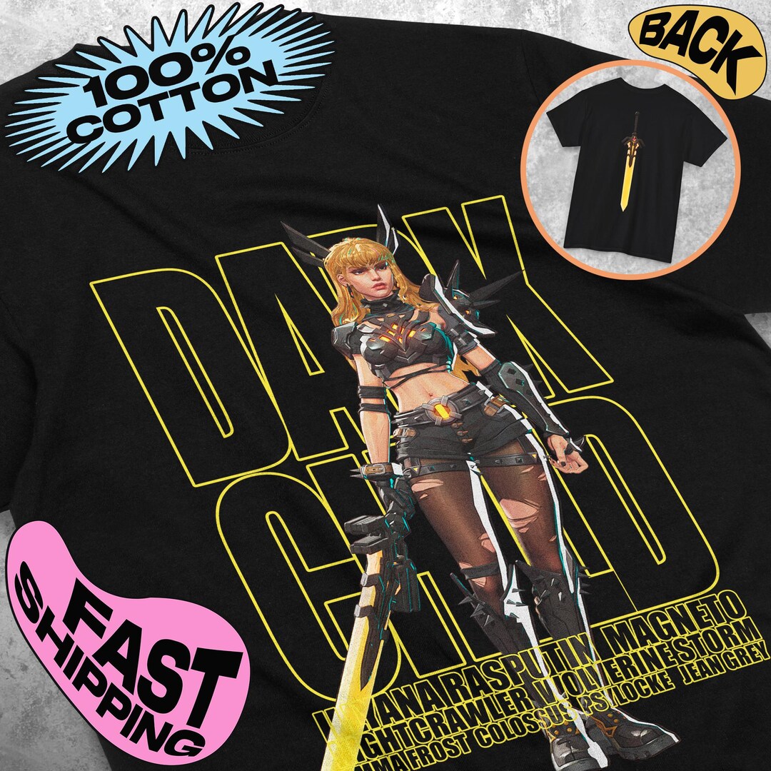 Magik Marvel Rivals T-shirt | Kill Bill-style Superhero Tee | Cinematic ...