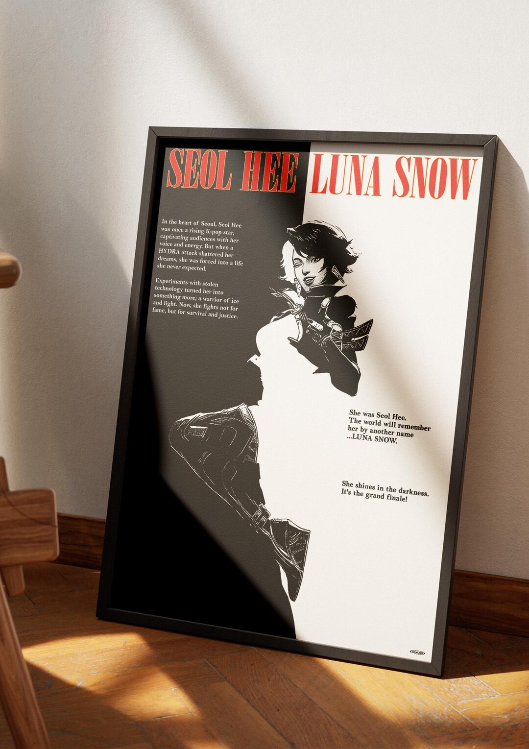 Marvel Rivals Poster | Luna Snow Digital Print | Art Print | K-pop ...
