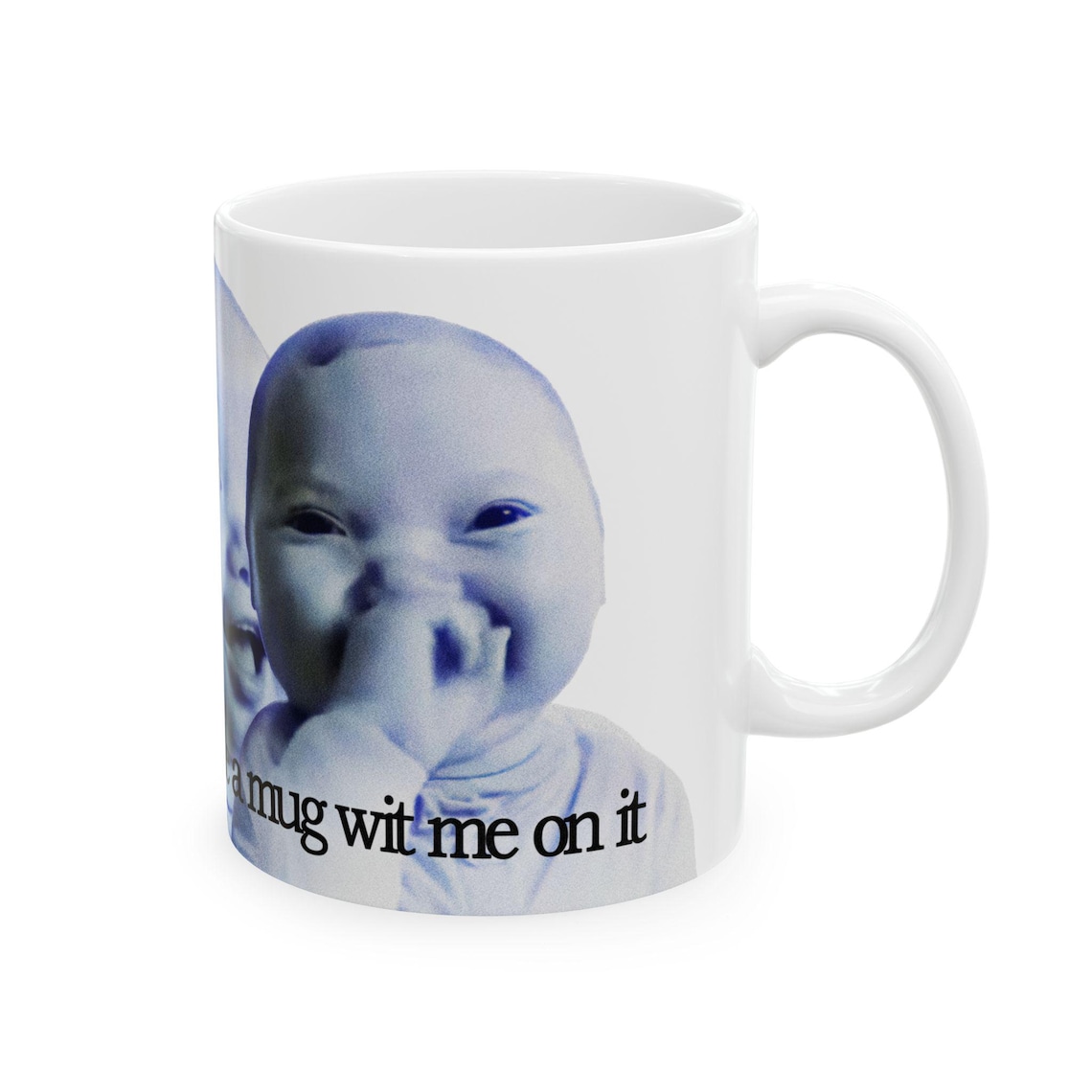 Tuff AI Baby Meme Mug | Say You Swear Coffee Cup | Viral Tiktok ...