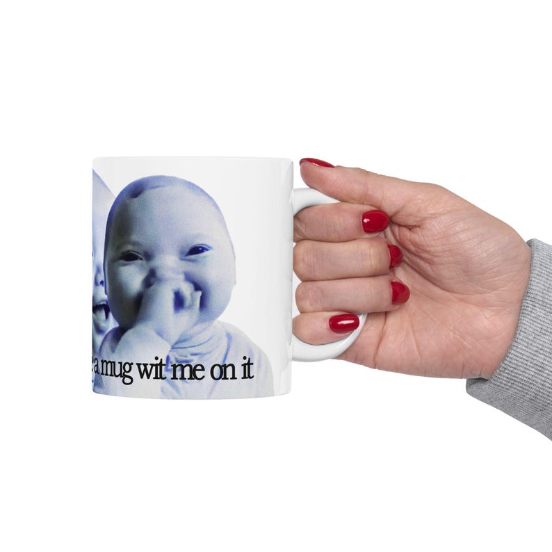 Tuff AI Baby Meme Mug | Say You Swear Coffee Cup | Viral Tiktok ...