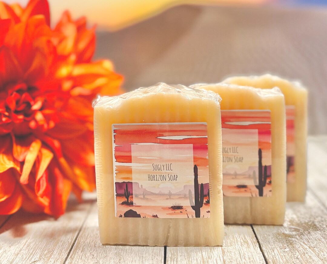 Horizon – Fresh Ocean Breeze Handmade Soap With Olive & Pecan Oil 4oz ...