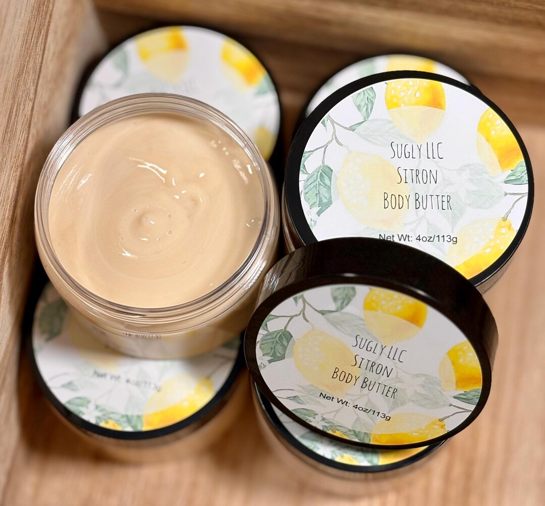 Sitron Body Butter – Lemon Verbena Emulsified Moisturizer for Sensitive ...