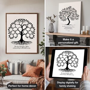 Custom Family Tree Design | Roots and Memories Art | Ancestry Digital ...
