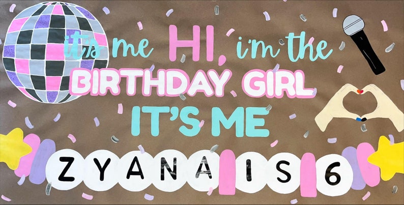 Taylor Swift Birthday Banner - Etsy