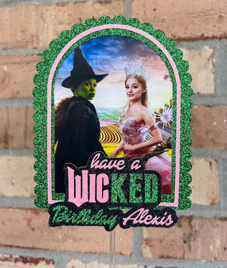 Wicked Birthday Cake Topper - Etsy