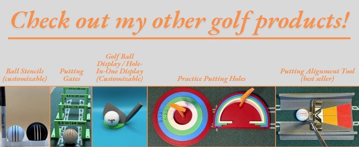 Golf Ball Stencil - Etsy