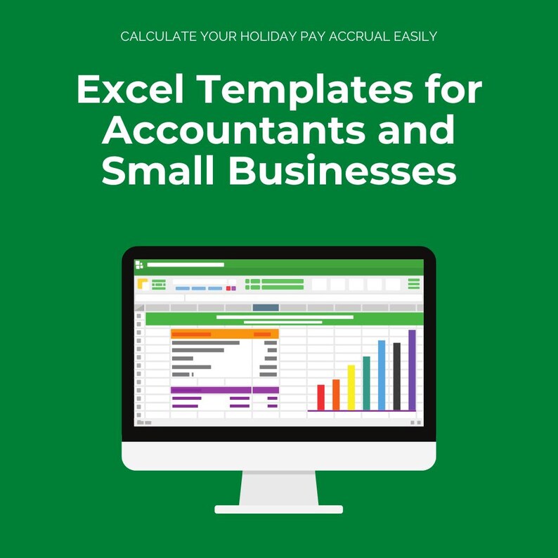 Excel Template for Calculating Holiday Pay Accruals - Etsy