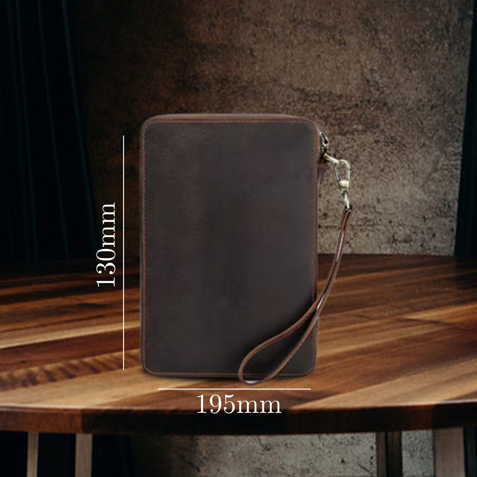 Full Grain Leather Watch Band Box: Travel Storage for Apple, Samsung ...