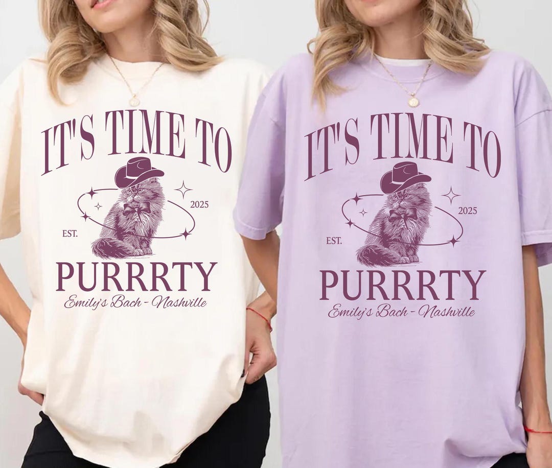 Custom Cat Bachelorette Party Png, Cat Themed Bachelorette Png, Getting ...