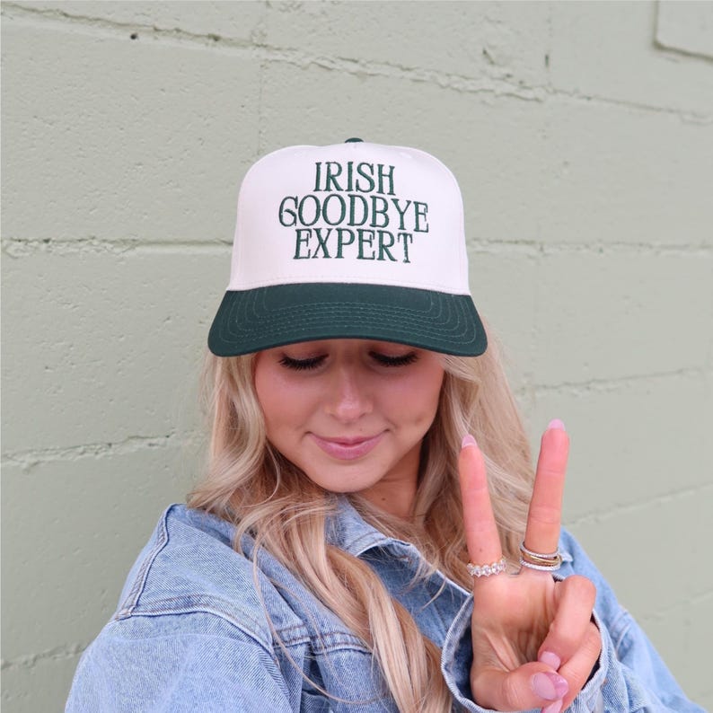 Irish Goodbye Expert Vintage Trucker Hat - Etsy