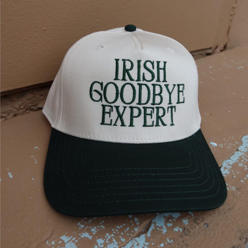 Irish Goodbye Expert Vintage Trucker Hat - Etsy