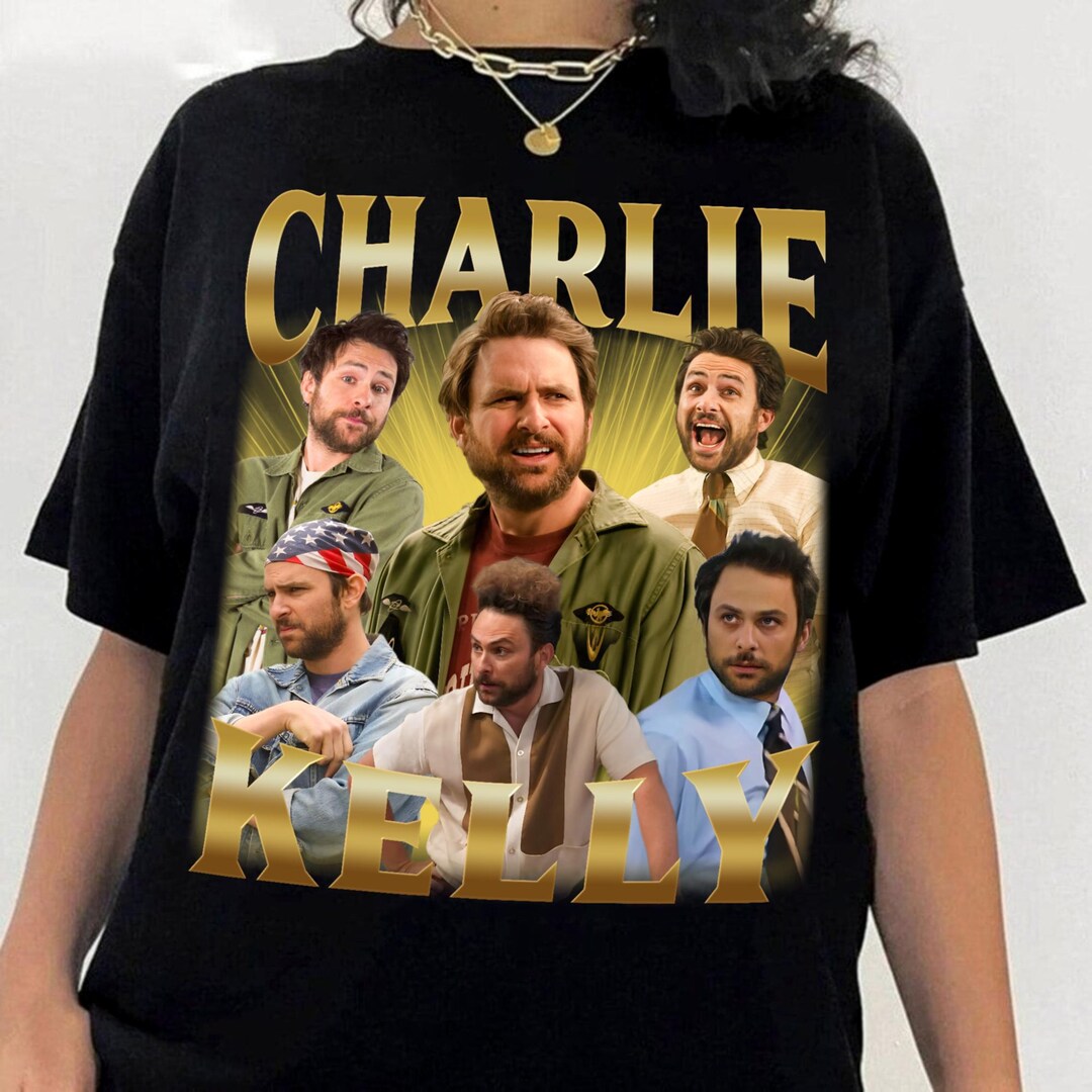 Charlie Kelly 90's Bootleg Reto Shirt Png Digital Download Charlie Day ...