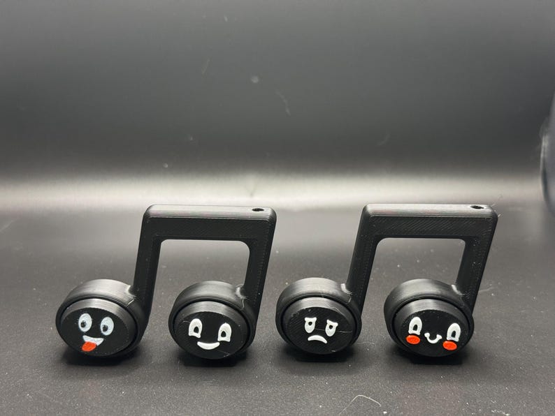 Funky Musical Notes Fidget & Sensory Toy Various Key Chain Autism, ADHD ...