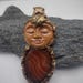 Dragon Scale Agate Goddess Intention Pendant Copper Reds and Bronze ...