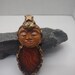 Dragon Scale Agate Goddess Intention Pendant Copper Reds and Bronze ...