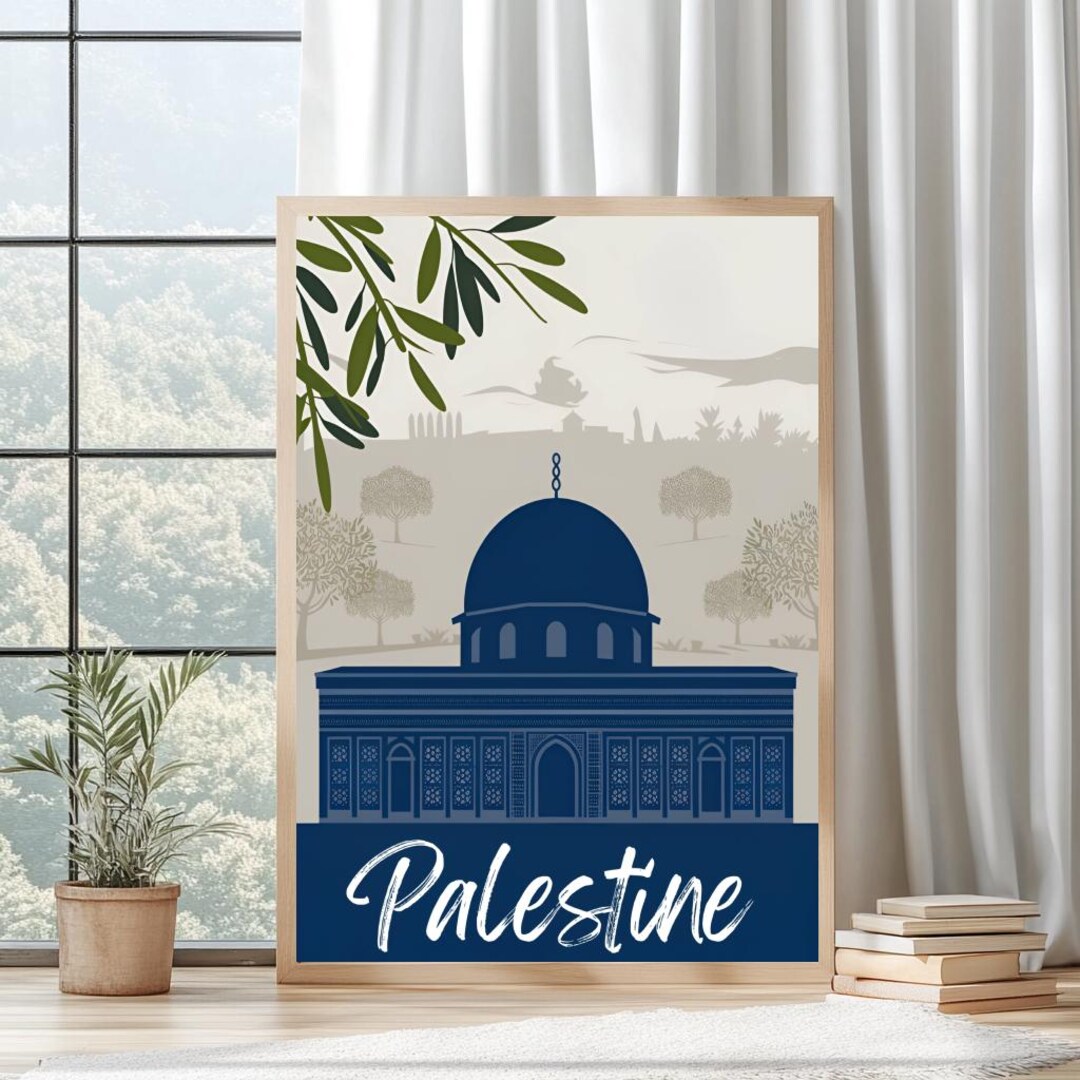 Mosque Print Al-aqsa | Masjid | Jerusalem Palestine | Islamic Decor ...