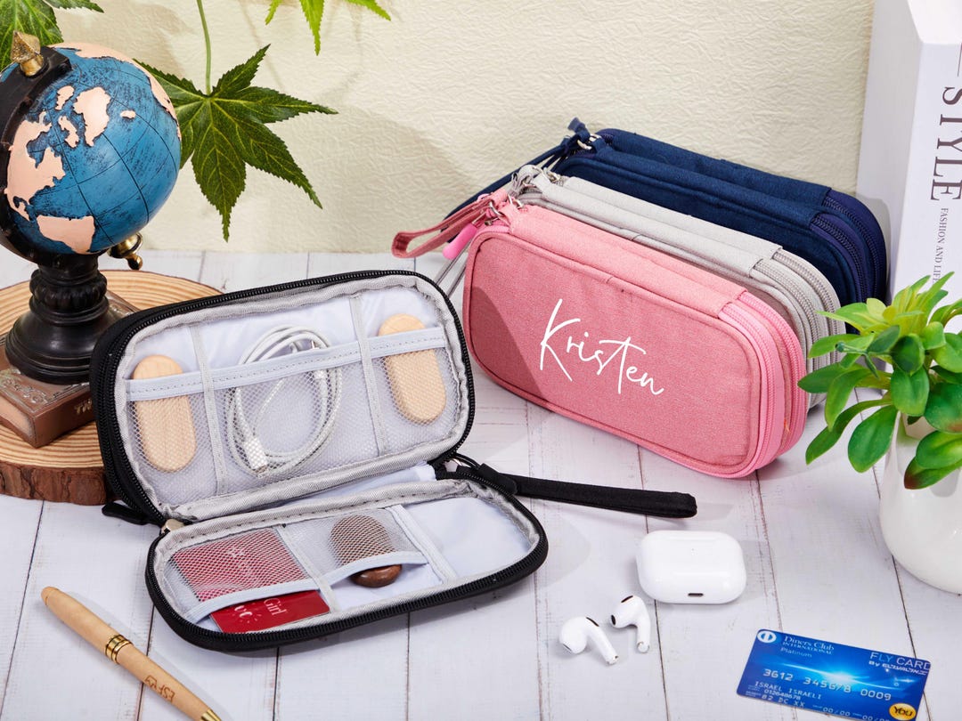 Custom Cable Organizer Bag,travel Bag,organizer Bag,portable Charger ...