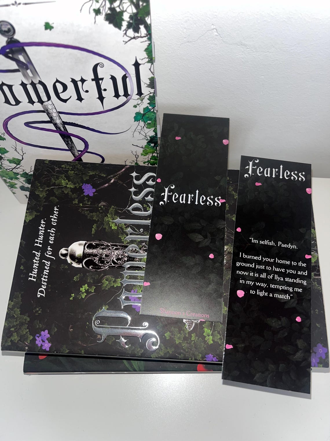 Powerless Trilogy Bookmarks (set or Individual) - Etsy