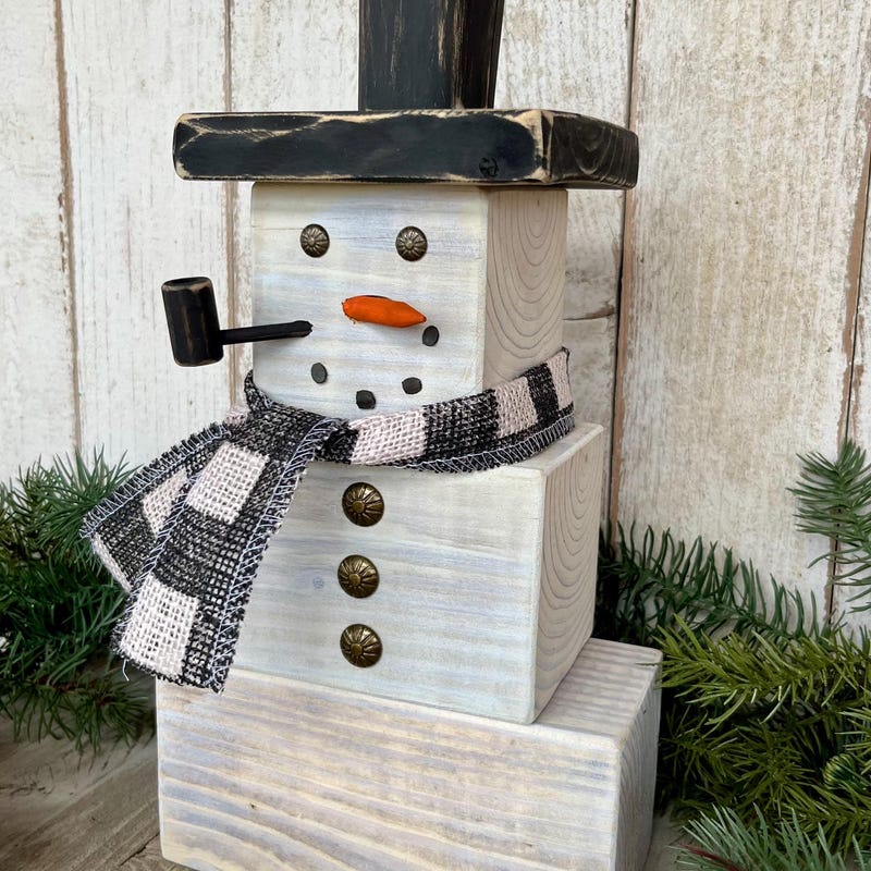 Large Wooden Snowman Face - Etsy