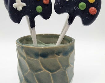 Game on Cake Pops,gamer Party Treats,video Game Controller Cake Pops ...