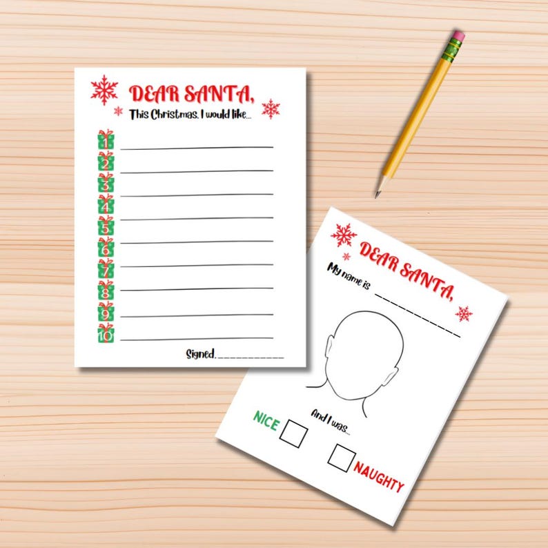 10 Printable Christmas Activities for Kids and Family, Interactive ...