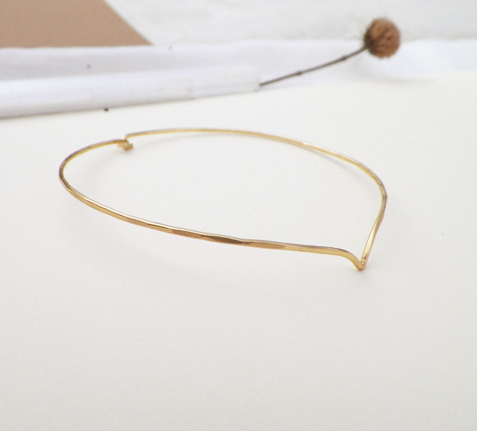 Geometric Gold Bracelet, Chevron Bracelet, V Shaped Bracelet ...