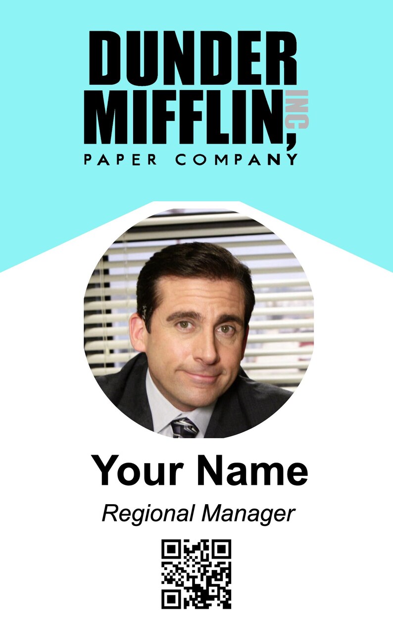 The Office Prop Id Card - Etsy