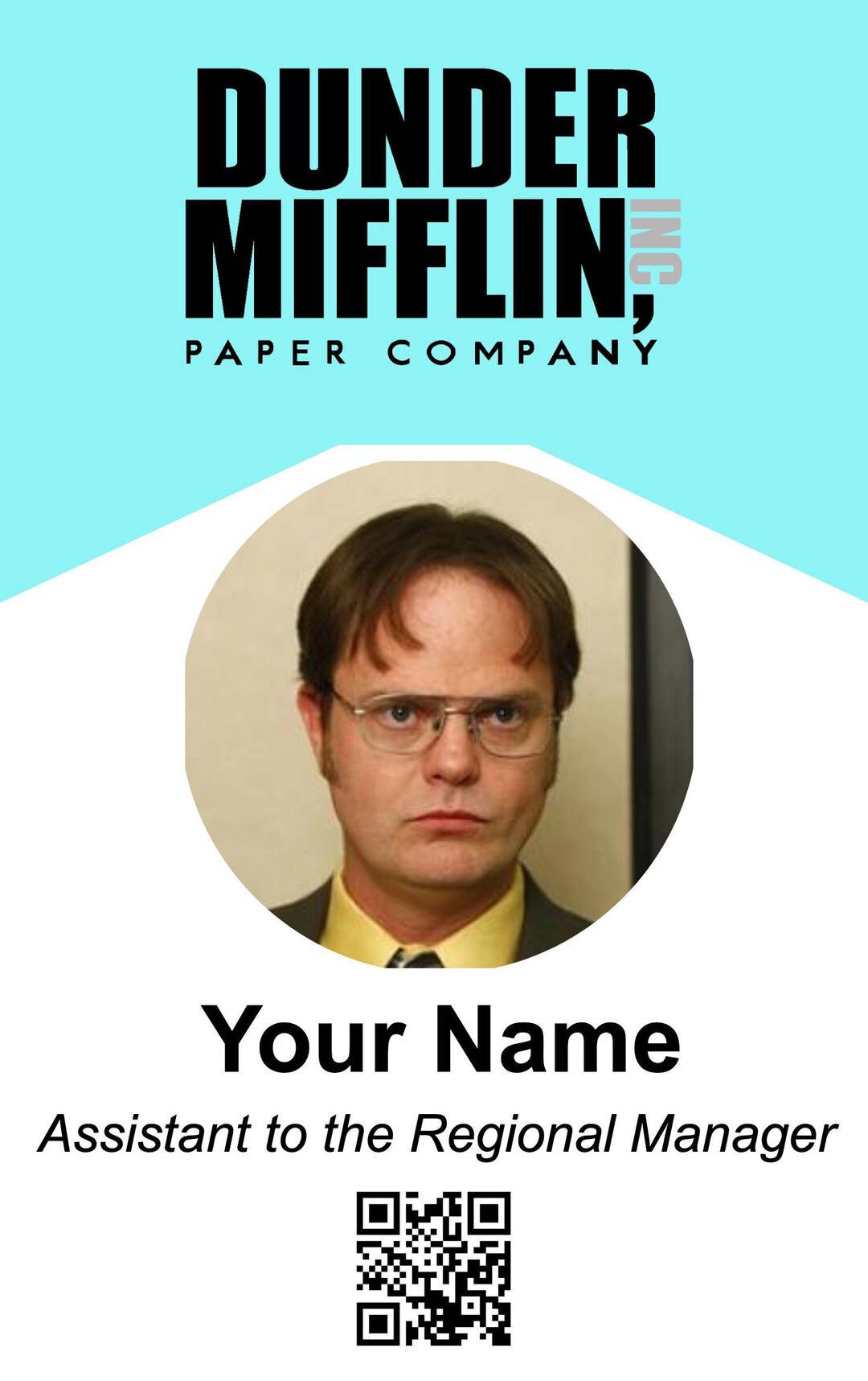 The Office Prop Id Card - Etsy