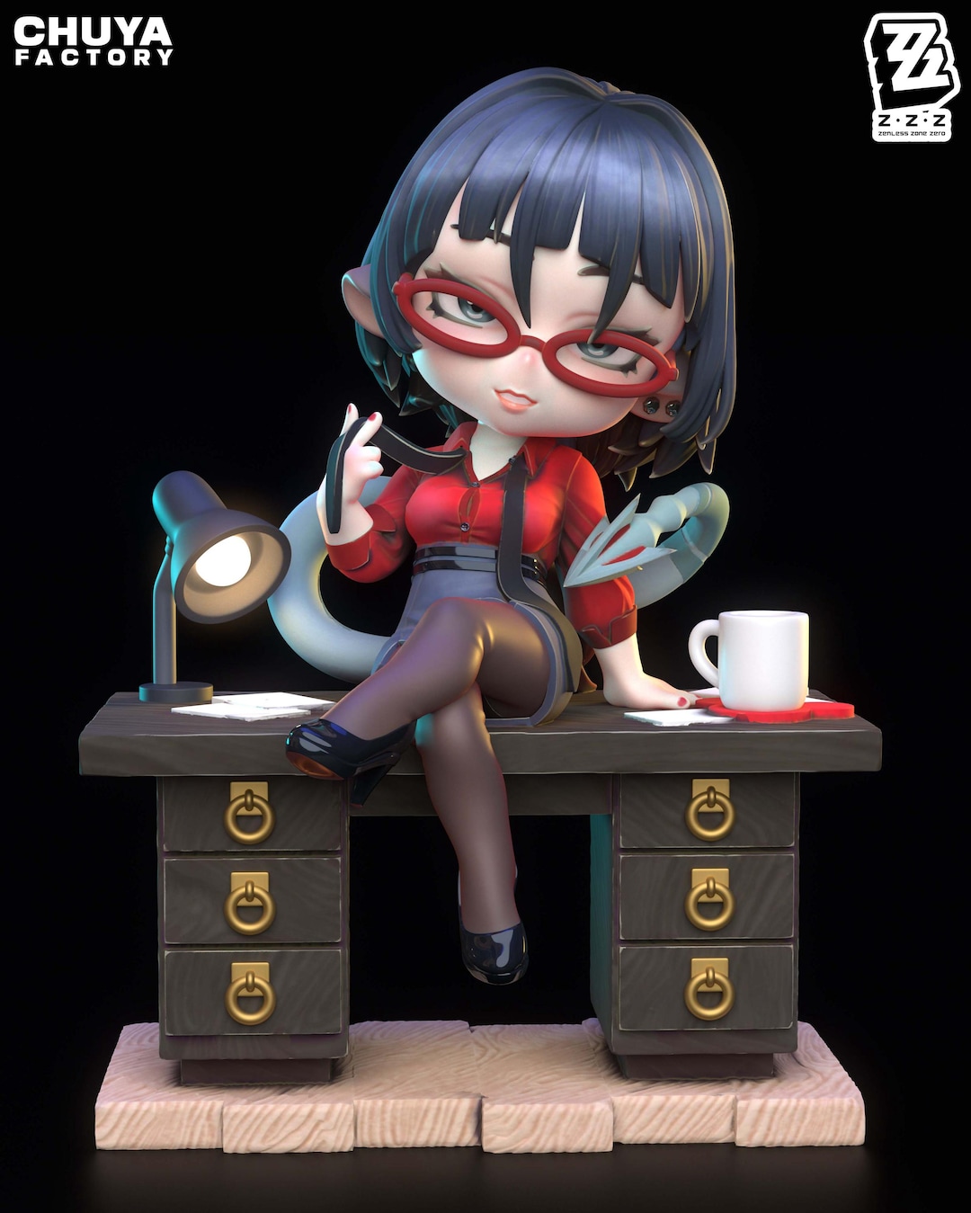 Jane Doe Chibi Figure Resin Model Statue Gift for Fans Custom ...